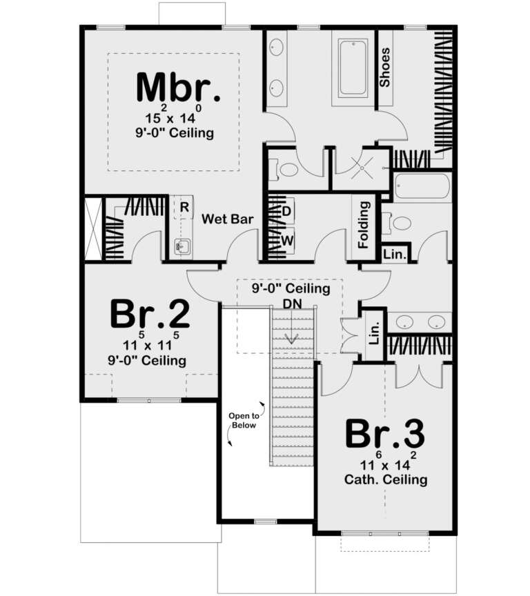 Modern Farmhouse Plan - 2,177 Square Feet, 3 Bedrooms, 2.5 Bathrooms ...
