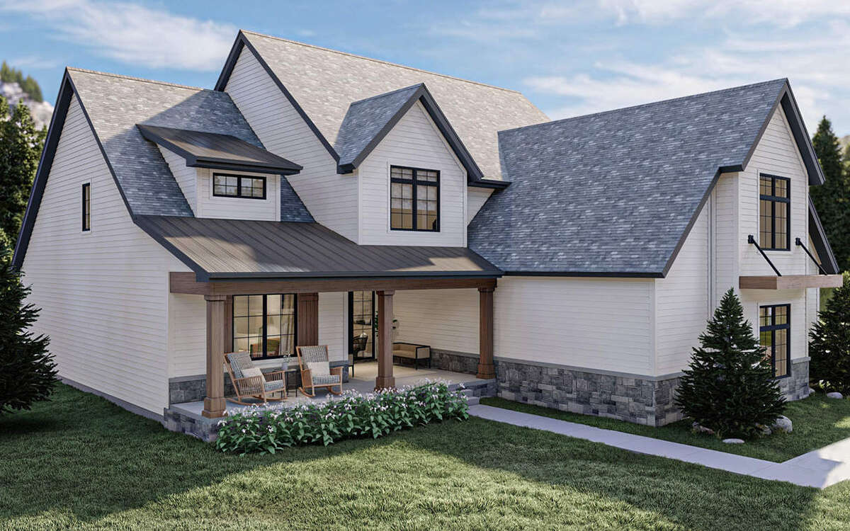 Modern Farmhouse Plan - 2,906 Square Feet, 3 Bedrooms, 2.5 Bathrooms ...
