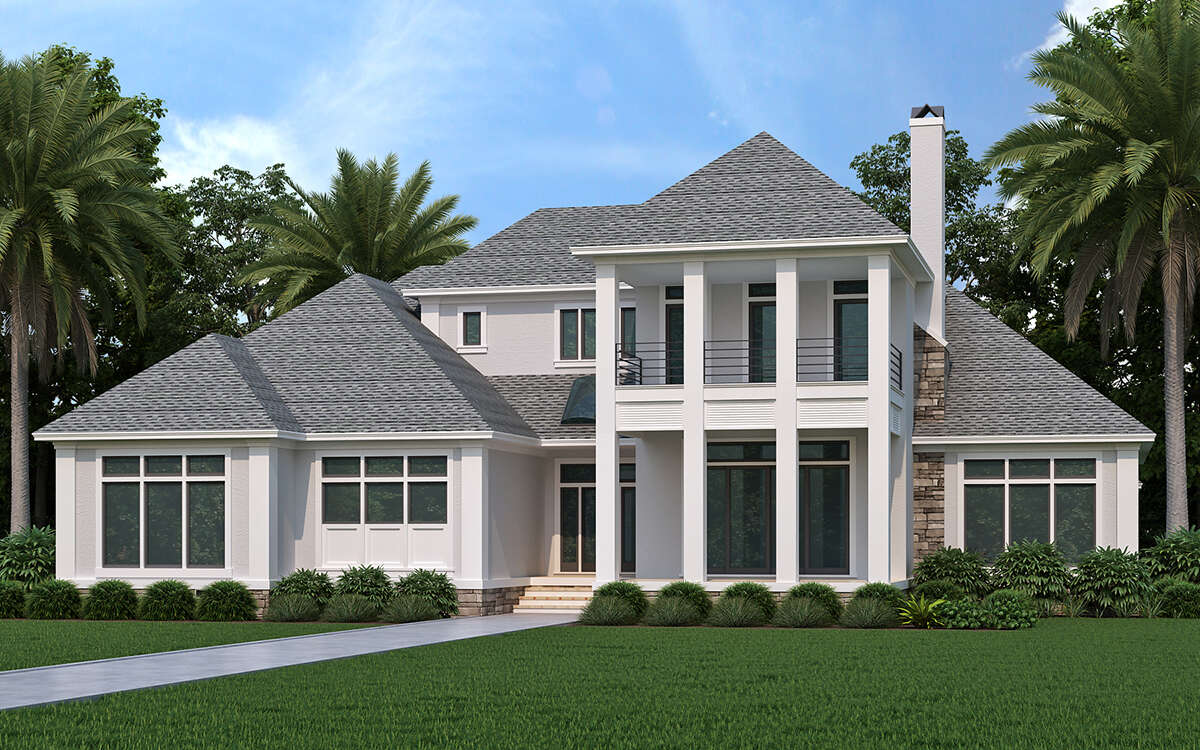 Coastal Plan: 4,366 Square Feet, 4 Bedrooms, 4.5 Bathrooms - 048-00290