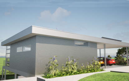 Modern Plan - 850 Square Feet, 1 Bedroom, 1 Bathroom | Floor Plan #028 ...