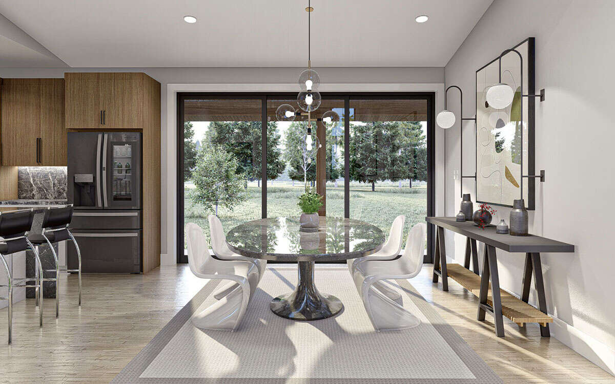 Barn Plan: 1,706 Square Feet, 3 Bedrooms, 2.5 Bathrooms - 963-00762