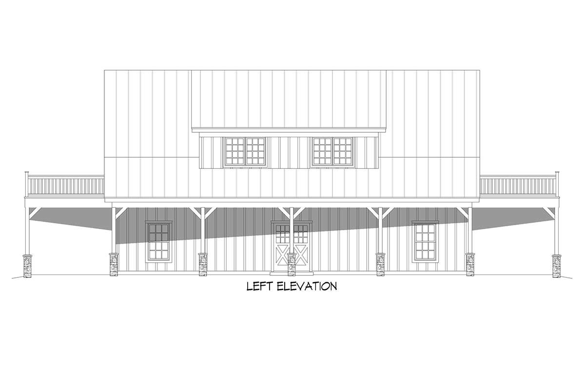 Barn Plan - 1,615 Square Feet, 3 Bedrooms, 3 Bathrooms | Floor Plan ...