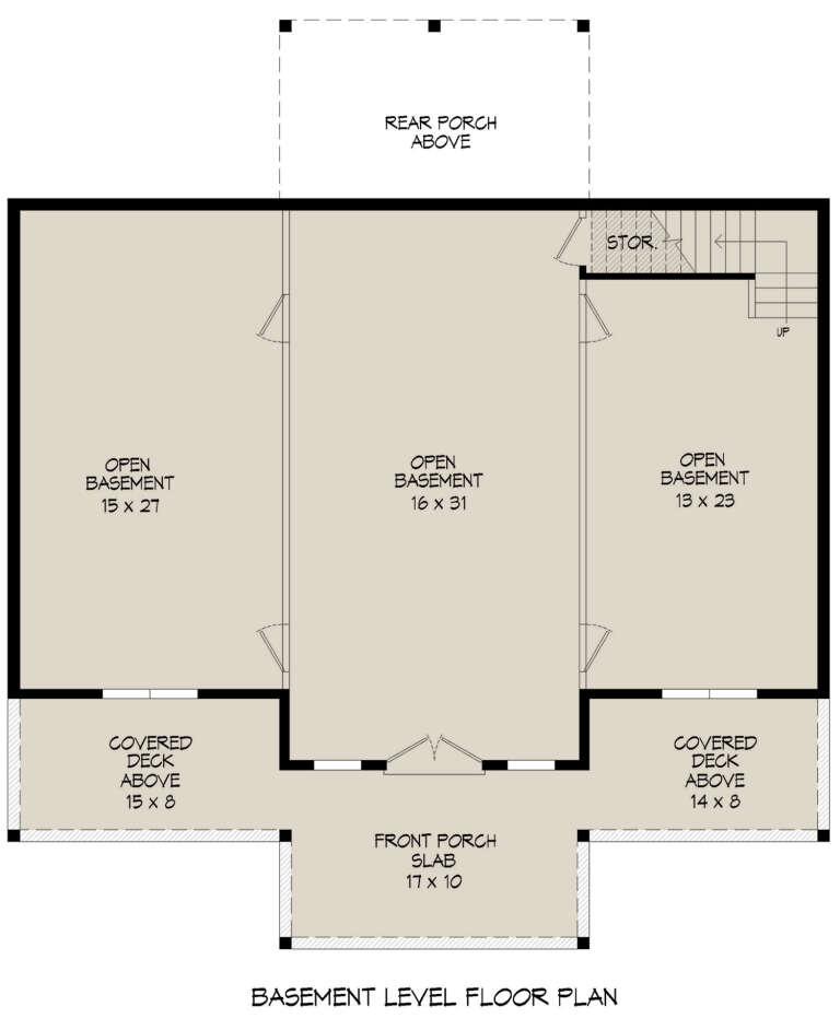 Country Plan - 1,357 Square Feet, 2 Bedrooms, 2 Bathrooms | Floor Plan ...