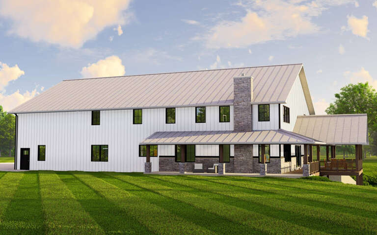 Barn Plan - 3,502 Square Feet, 3 Bedrooms, 3 Bathrooms | Floor Plan ...