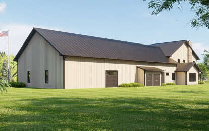 Barn Plan - 4,121 Square Feet, 3 Bedrooms, 3.5 Bathrooms | Floor Plan ...