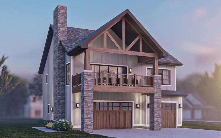 Craftsman Plan - 1,453 Square Feet, 2 Bedrooms, 1.5 Bathrooms | Floor Plan #963-00770 | America ...