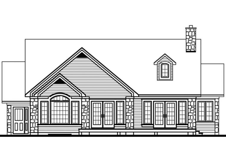 Lake Front Plan - 2,037 Square Feet, 4 Bedrooms, 2 Bathrooms | Floor ...
