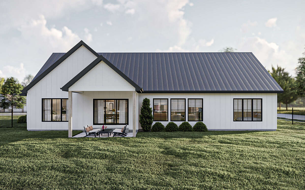 Modern Transitional Plan: 2,286 Square Feet, 3 Bedrooms, 2 Bathrooms ...
