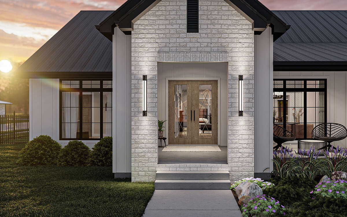 Modern Transitional Plan: 2,286 Square Feet, 3 Bedrooms, 2 Bathrooms ...