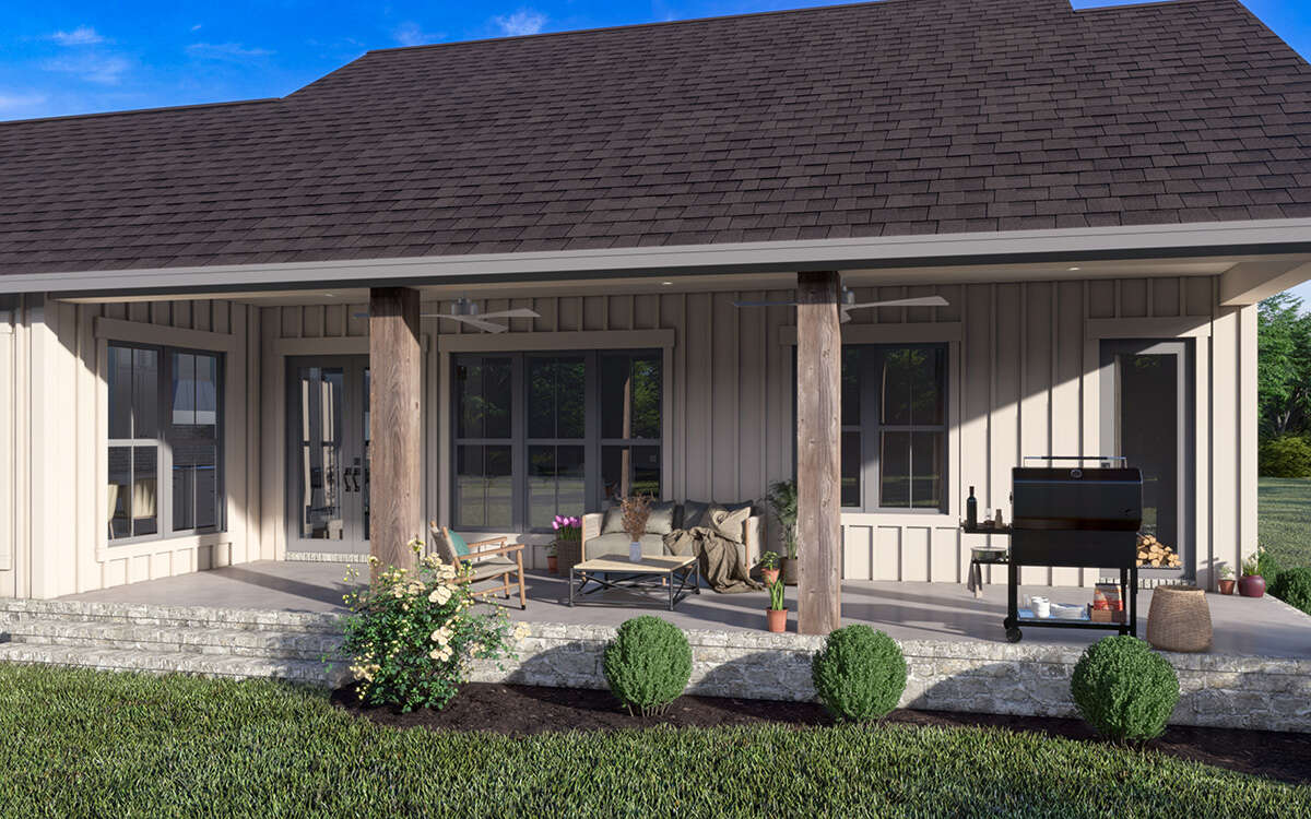 Modern Farmhouse Plan: 2,195 Square Feet, 3 Bedrooms, 2.5 Bathrooms ...