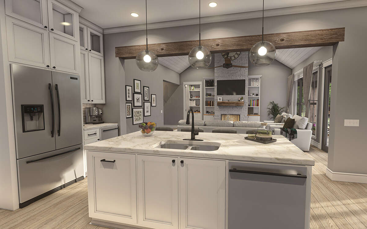 Modern Farmhouse Plan: 2,195 Square Feet, 3 Bedrooms, 2.5 Bathrooms ...