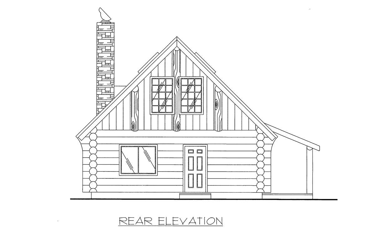 Cabin Plan - 1,340 Square Feet, 1 Bedroom, 1 Bathroom | Floor Plan #039-00736 | America's Best ...