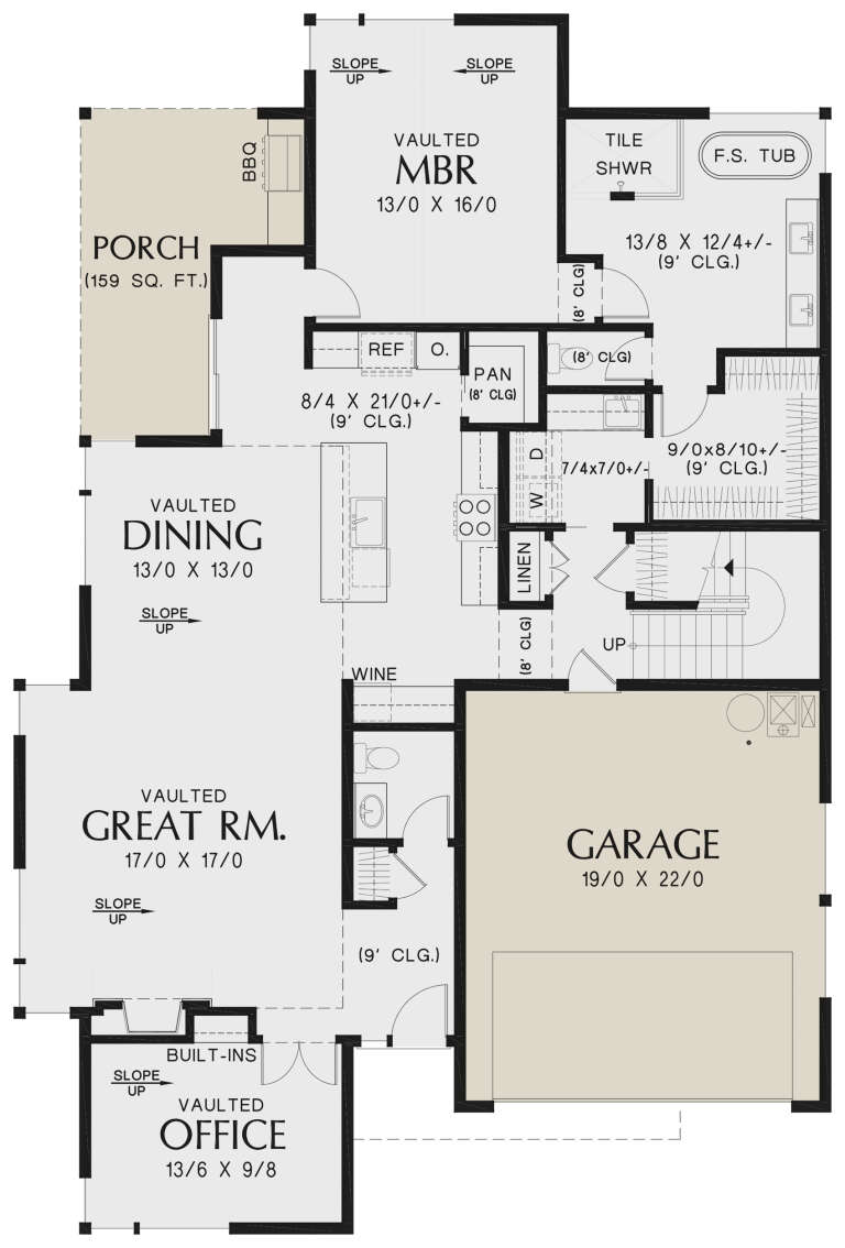 Contemporary Plan - 2,500 Square Feet, 3 Bedrooms, 2.5 Bathrooms ...