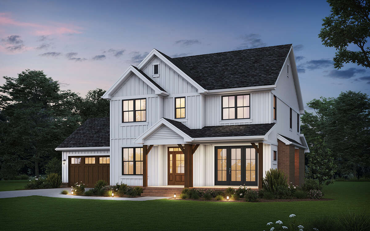 Modern Farmhouse Plan - 2,648 Square Feet, 5 Bedrooms, 3 Bathrooms ...