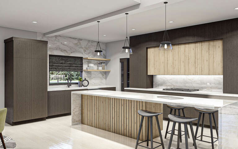 Modern Transitional Plan - 3,923 Square Feet, 4 Bedrooms, 3.5 Bathrooms ...