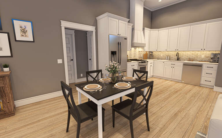 Barndominium Plan - 896 Square Feet, 2 Bedrooms, 1 Bathroom | Floor ...