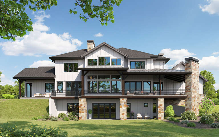 Craftsman Plan - 3,612 Square Feet, 4 Bedrooms, 3.5 Bathrooms | Floor Plan #5631-00221 | America ...