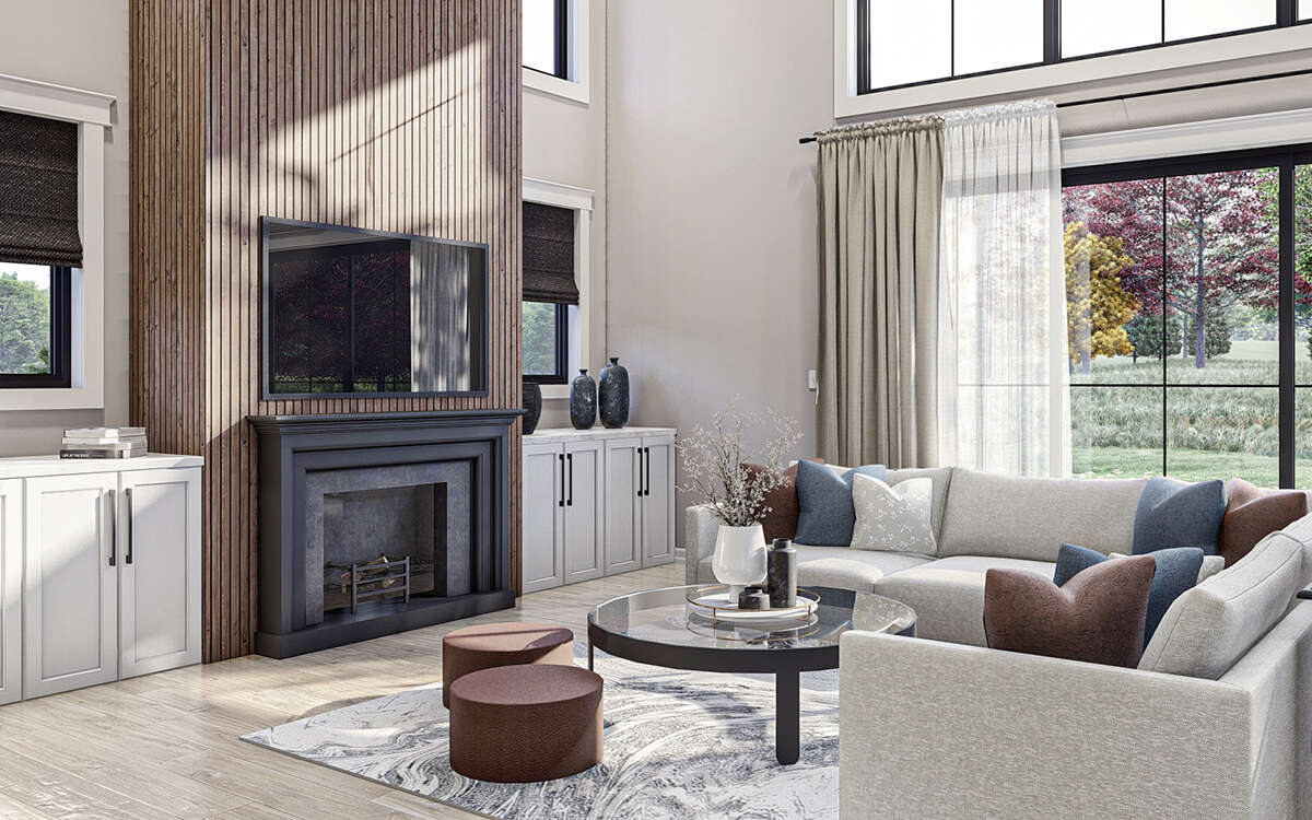 Country Plan: 1,712 Square Feet, 2 Bedrooms, 2 Bathrooms - 110-00647