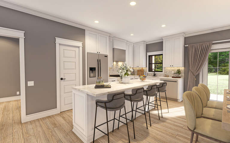 Modern Farmhouse Plan - 1,700 Square Feet, 4 Bedrooms, 2 Bathrooms ...