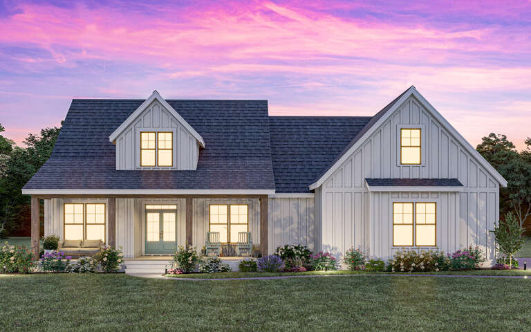 Modern Farmhouse Plan - 2,025 Square Feet, 3-4 Bedrooms, 2 Bathrooms ...