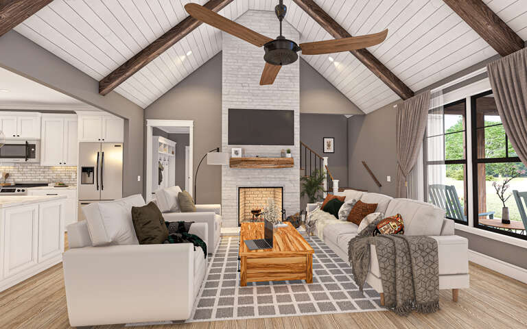 Modern Farmhouse Plan - 2,025 Square Feet, 3-4 Bedrooms, 2 Bathrooms ...