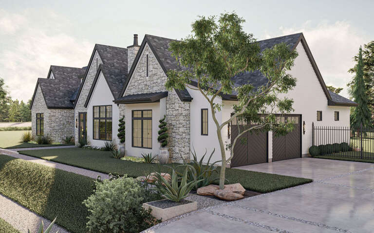 Modern Transitional Plan - 2,028 Square Feet, 3 Bedrooms, 2 Bathrooms ...