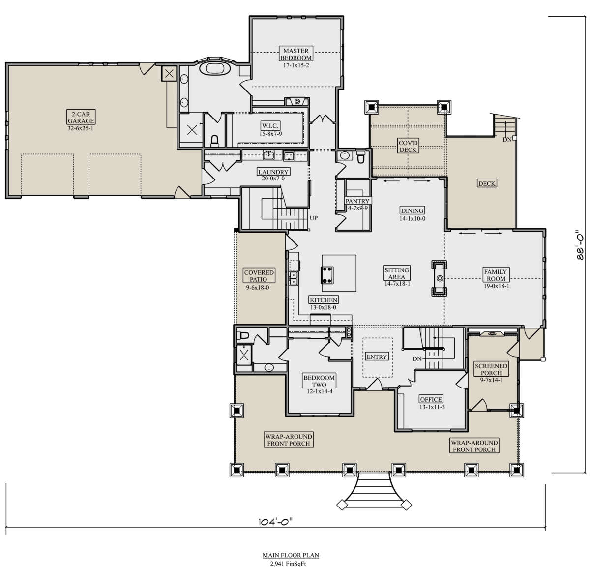 3500-4000 Square Feet House Plans | 4000 Square Foot Home Plans