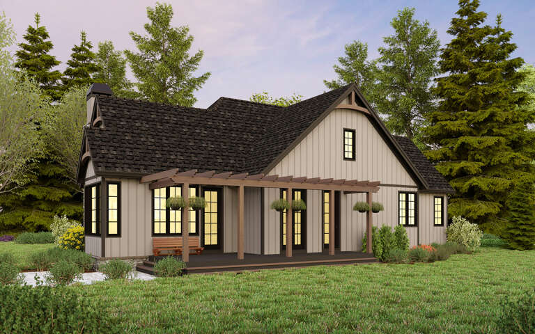 Cottage Plan - 1,580 Square Feet, 2 Bedrooms, 2.5 Bathrooms | Floor ...