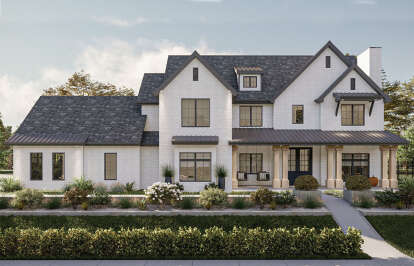 Modern Transitional Plan: 3,257 Square Feet, 5 Bedrooms, 4 Bathrooms ...