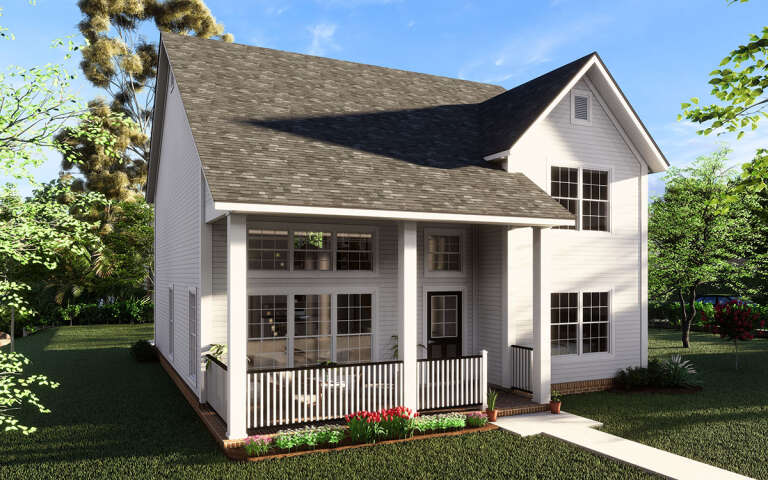 Farmhouse Plan - 1,888 Square Feet, 4 Bedrooms, 2.5 Bathrooms | Floor ...