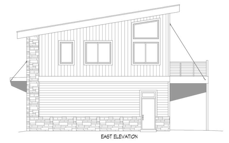 Modern Plan - 980 Square Feet, 1 Bedroom, 1 Bathroom | Floor Plan #940 ...