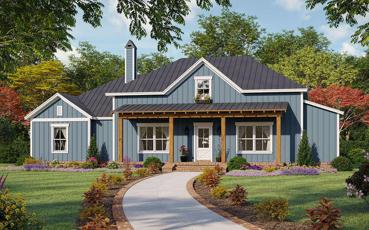 Country Plan - 1,906 Square Feet, 3 Bedrooms, 3.5 Bathrooms | Floor Plan #348-00316 | America's ...