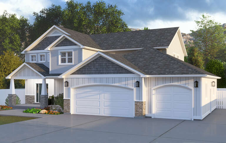 Craftsman Plan - 2,776 Square Feet, 4-5 Bedrooms, 2.5 Bathrooms | Floor ...