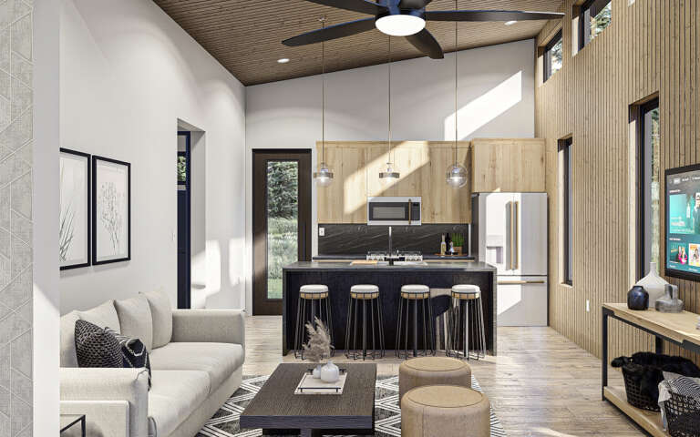 Contemporary Plan - 675 Square Feet, 1 Bedroom, 1 Bathroom | Floor Plan ...
