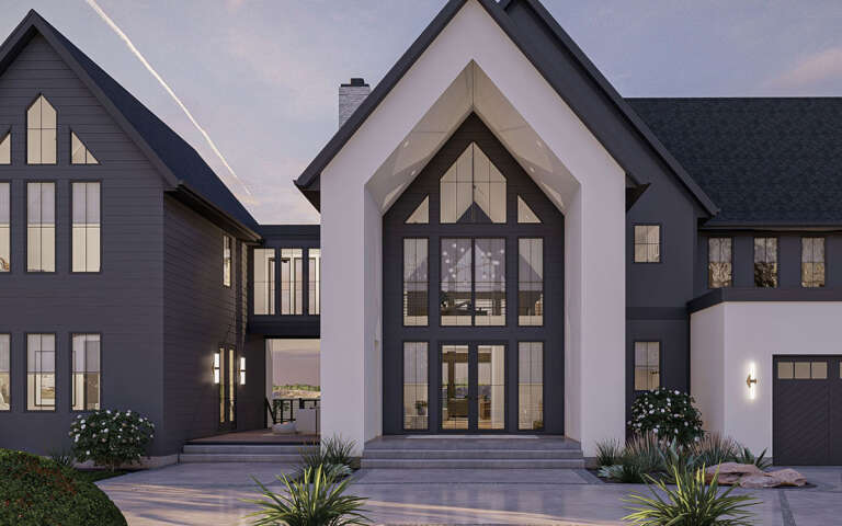Modern Transitional Plan - 4,271 Square Feet, 4 Bedrooms, 5 Bathrooms ...