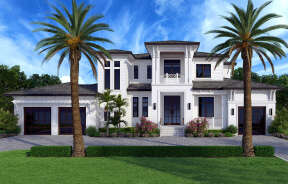 Contemporary Plan: 5,798 Square Feet, 5 Bedrooms, 5 Bathrooms - 4771-00016