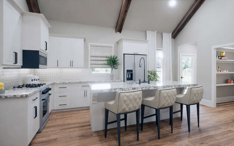 Craftsman Plan - 1,670 Square Feet, 3 Bedrooms, 2 Bathrooms | Floor ...
