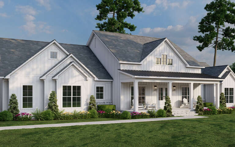 Modern Farmhouse Plan - 2,663 Square Feet, 4 Bedrooms, 3 Bathrooms ...