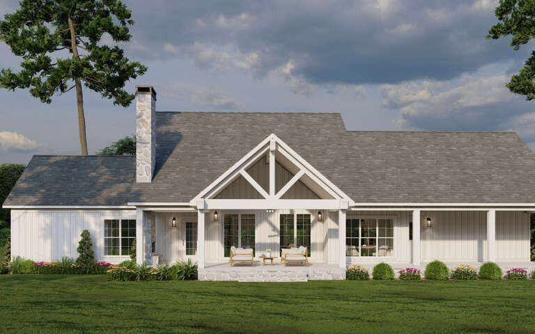 Modern Farmhouse Plan - 2,663 Square Feet, 4 Bedrooms, 3 Bathrooms ...