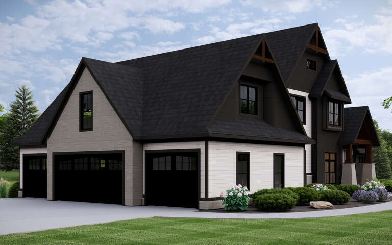 Craftsman Plan - 4,158 Square Feet, 5 Bedrooms, 3.5 Bathrooms | Floor Plan #5032-00266 | America ...