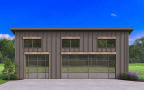 Modern 3 Car Garage Plan - 936 Square Feet | Floor Plan #1462-00090 ...