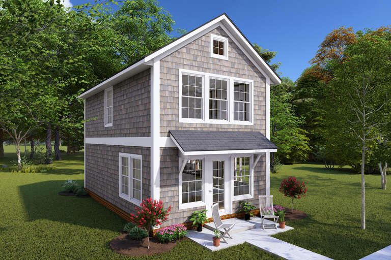 Cottage Plan - 896 Square Feet, 2 Bedrooms, 1 Bathroom | Floor Plan ...