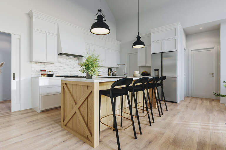 Modern Farmhouse Plan - 1,525 Square Feet, 3 Bedrooms, 2 Bathrooms ...