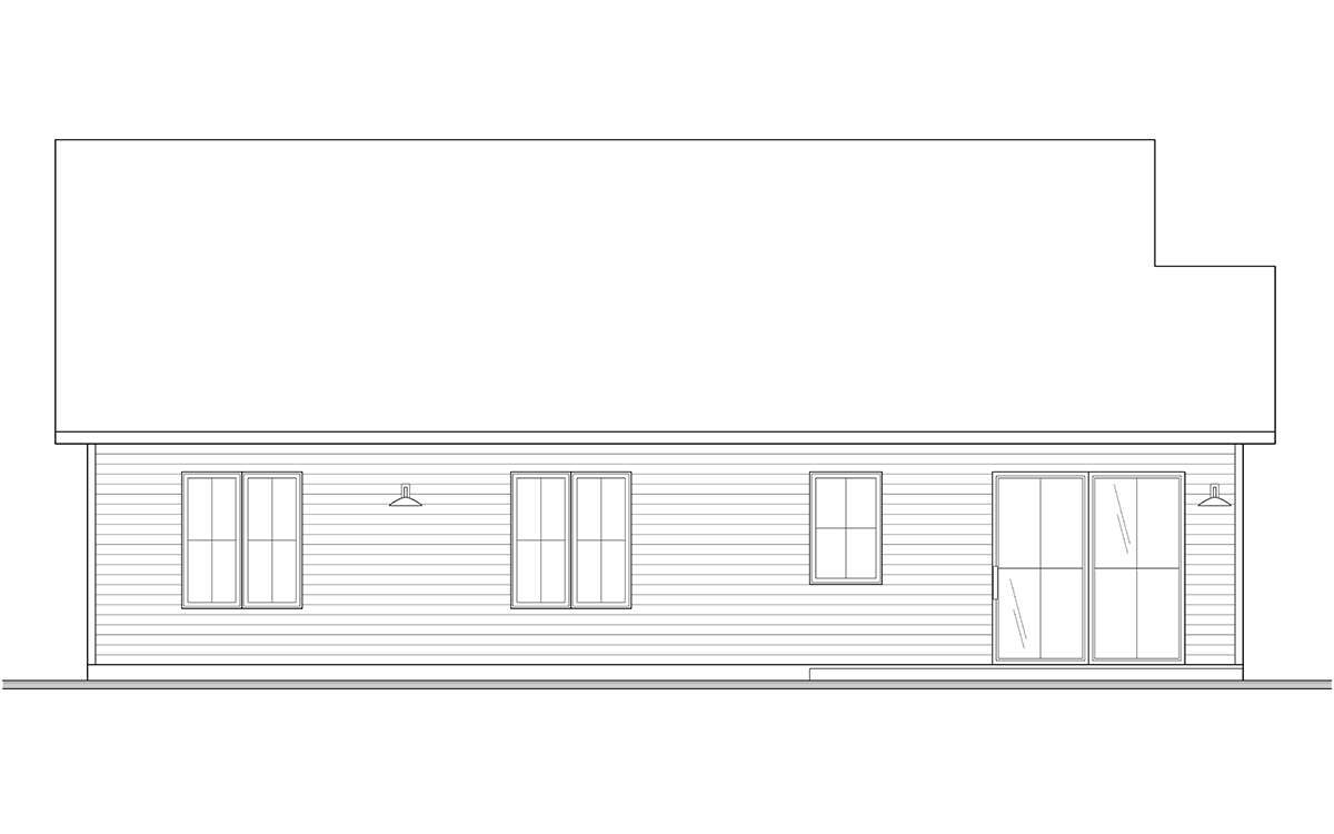 Cottage Plan - 1,612 Square Feet, 4 Bedrooms, 2 Bathrooms | Floor Plan ...