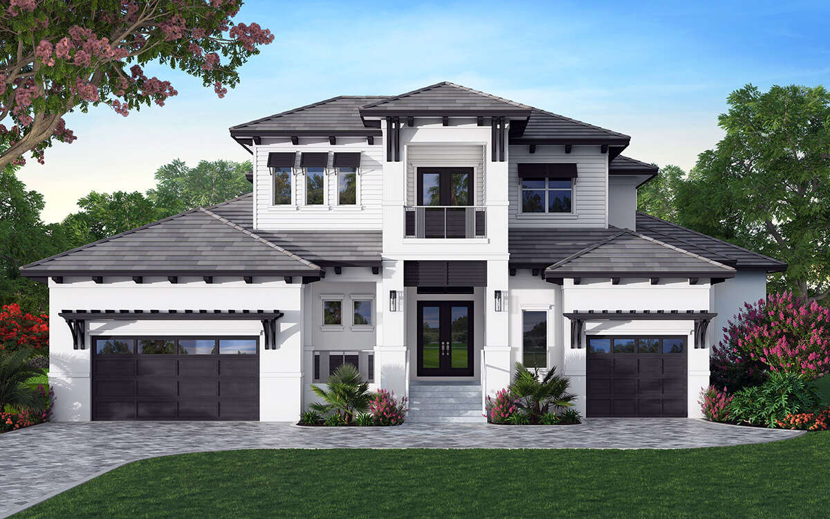 Contemporary Plan - 4,783 Square Feet, 4 Bedrooms, 5 Bathrooms | Floor ...