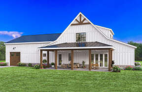 Barndominium Plan - 2,743 Square Feet, 3-4 Bedrooms, 2.5 Bathrooms ...