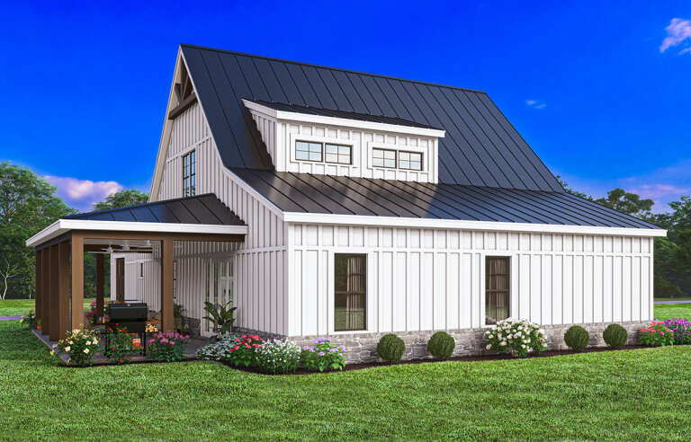 Barndominium Plan - 2,743 Square Feet, 3-4 Bedrooms, 2.5 Bathrooms ...