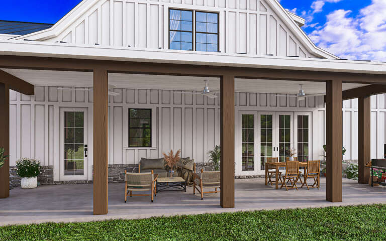 Barndominium Plan - 2,743 Square Feet, 3-4 Bedrooms, 2.5 Bathrooms ...