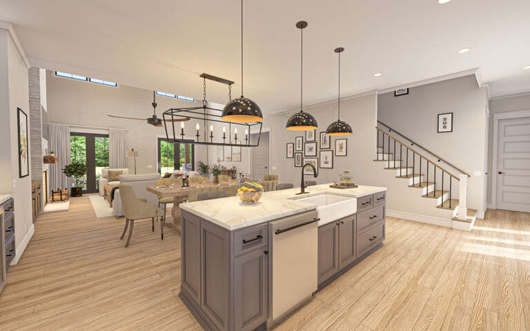 Barndominium Plan - 2,743 Square Feet, 3-4 Bedrooms, 2.5 Bathrooms ...