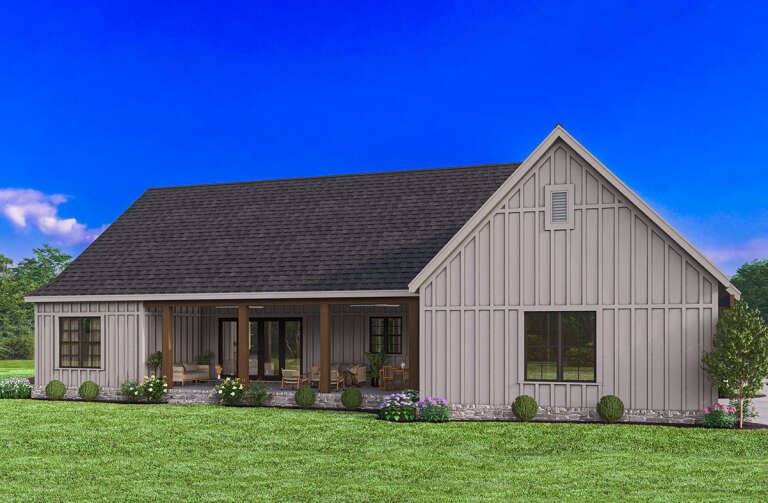 Modern Farmhouse Plan - 2,492 Square Feet, 4 Bedrooms, 3.5 Bathrooms ...